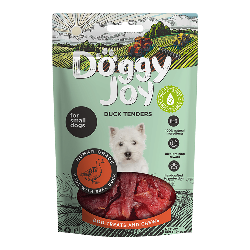 Doggy Joy Duck Tenders Dog Treats 55g – The City Vet Clinic